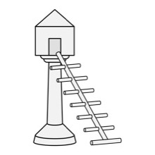 Watchtower - Traceable Heraldic Art