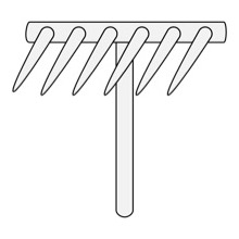 Wool Comb - Traceable Heraldic Art